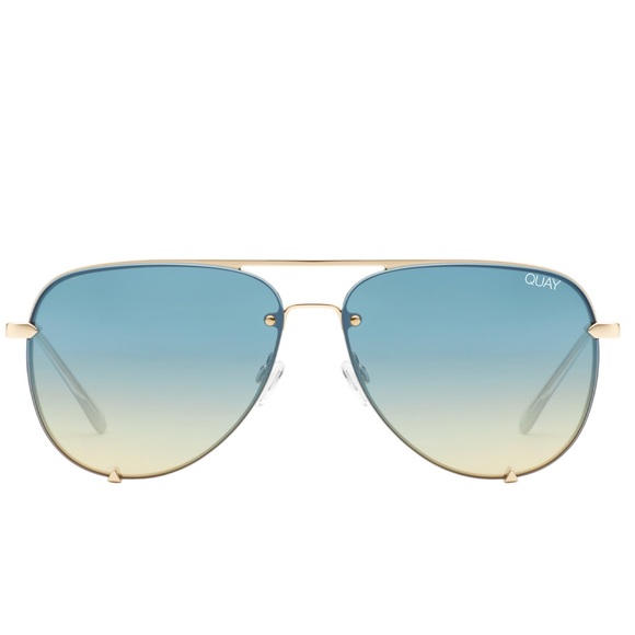 Quay Australia | Accessories | Nwt Quay High Key Mini Rimless Aviator ...